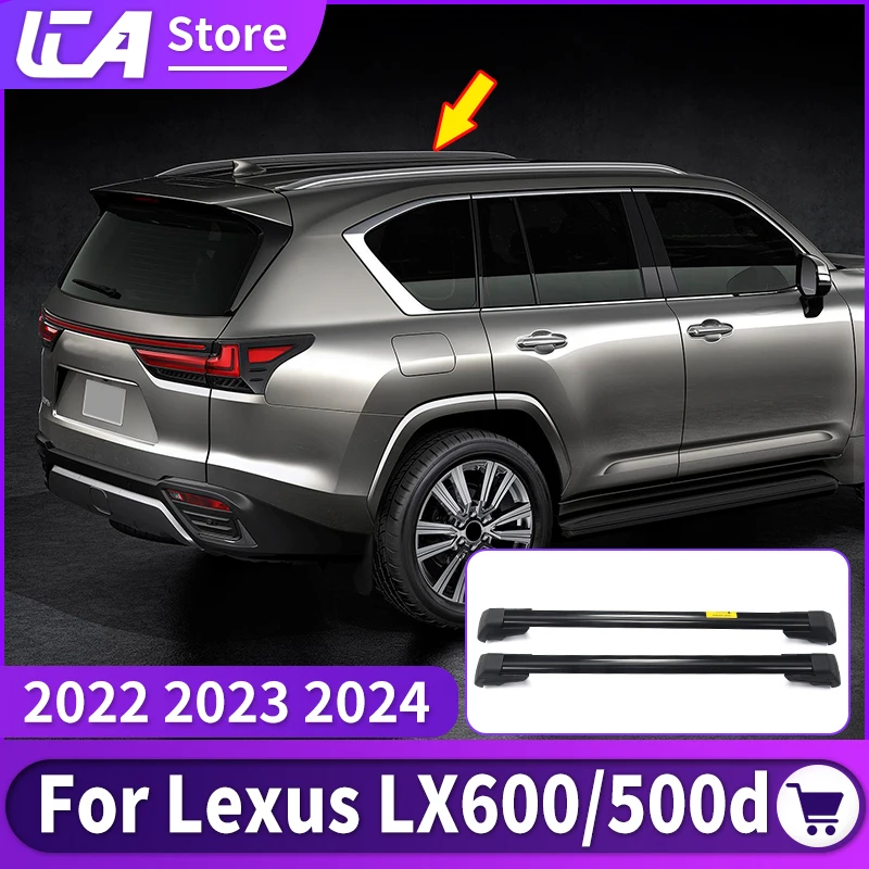 Roof-Racks-Horizontal-Bar-For-Lexus-LX600-500d-LX-600-2022-2023-2024 ...