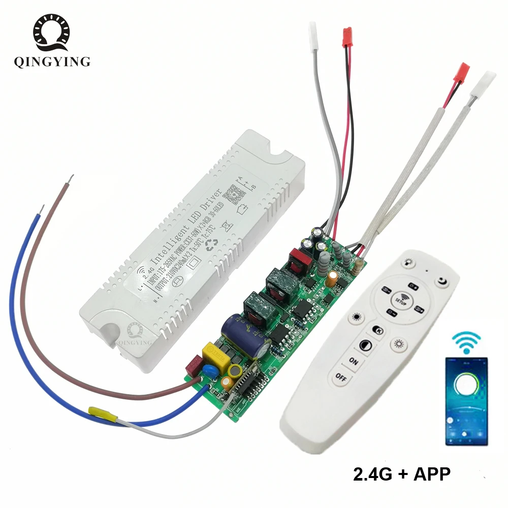 1pcs-37-60Wx2-RGB-30-60LED-2-4G-Remote-APP-Intelligent-LED-Driver-240mA ...
