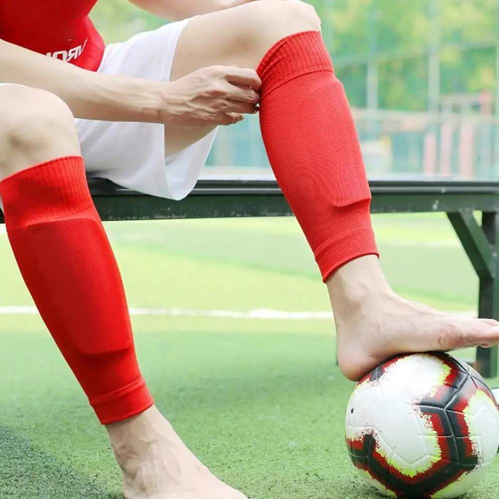 2-pcs-Football-Calf-Socks-Football-Protectors-Long-Football-Socks-Foot ...