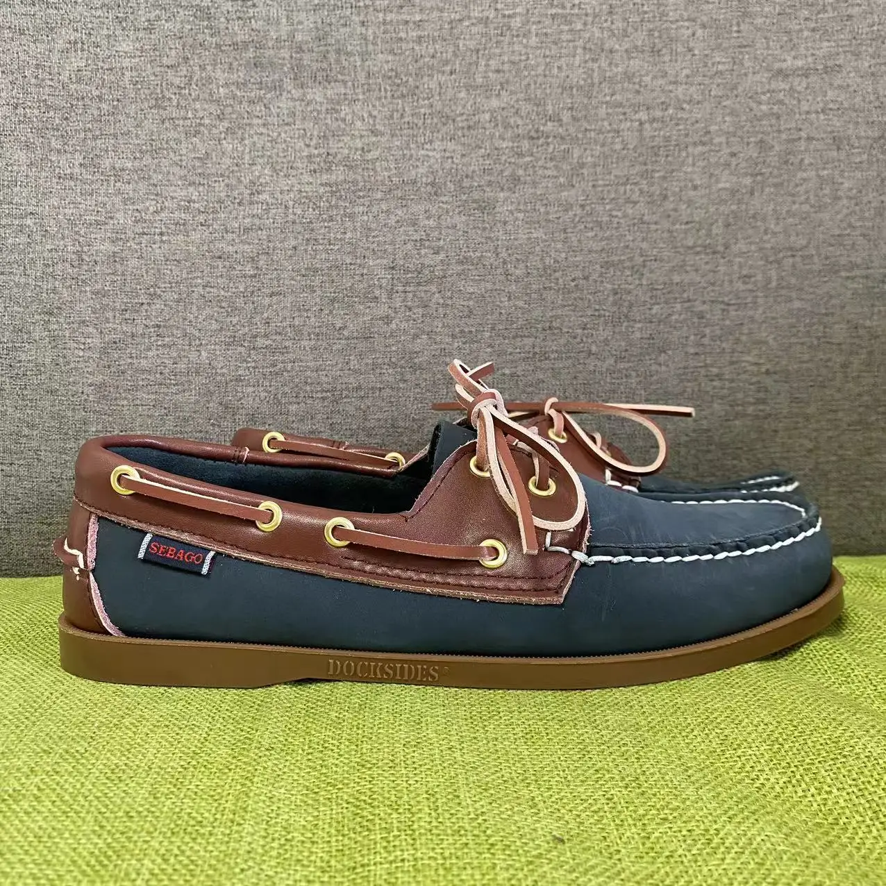 SEBAGO-Men-Homme-Authentic-Docksides-Shoes-Premium-Suede-Leather-Moc ...