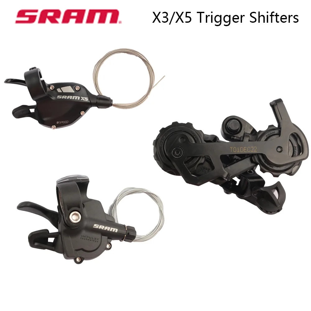 SRAM X3 X5 Trigger Shifters 7S 9S Bike Shifters X4 Medium Rear ...