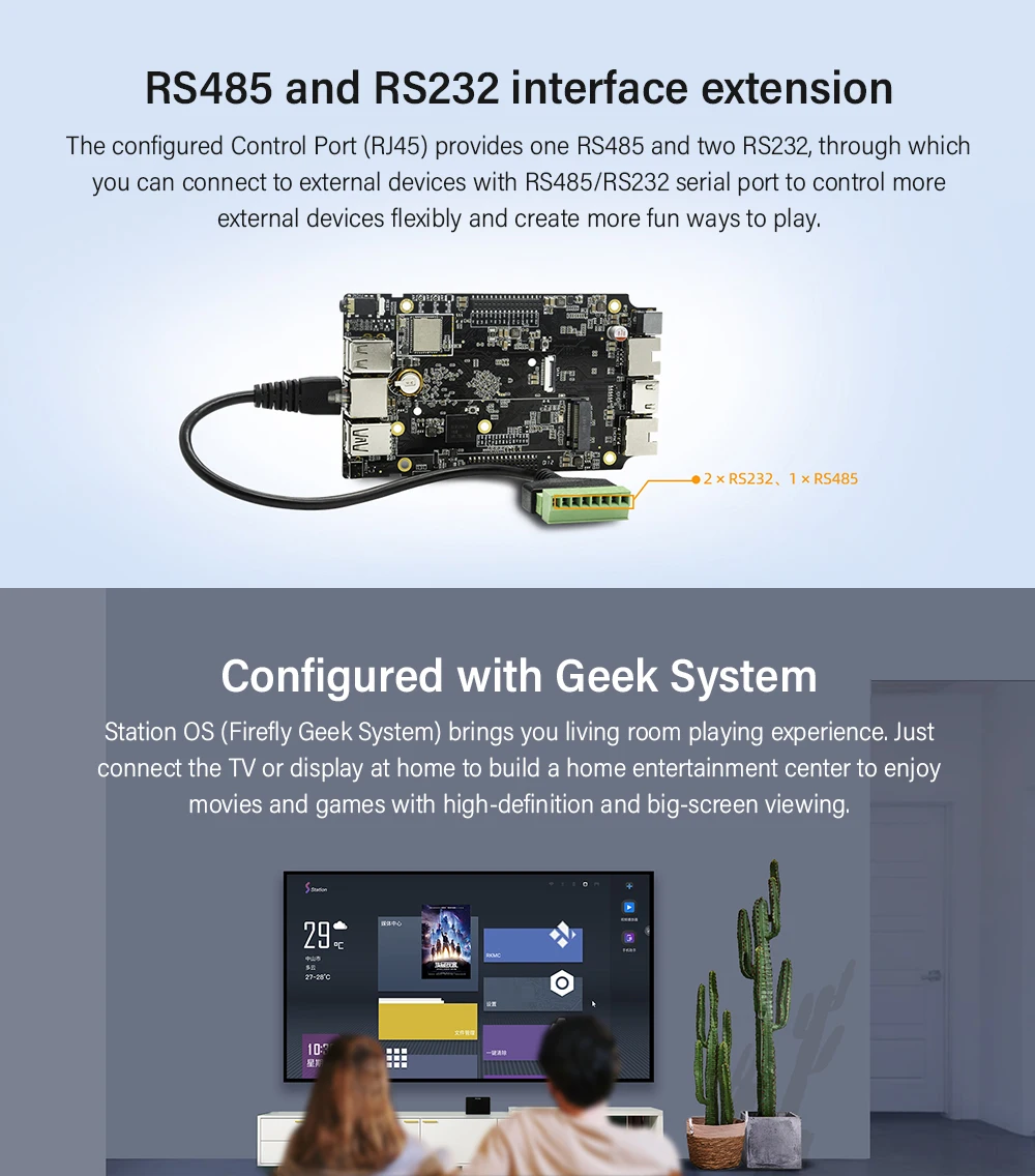 youyeetoo ROC-RK3568-PC Single Board Computer - Mini Computer Supports Android 11.0/Ubuntu 18.04 ...