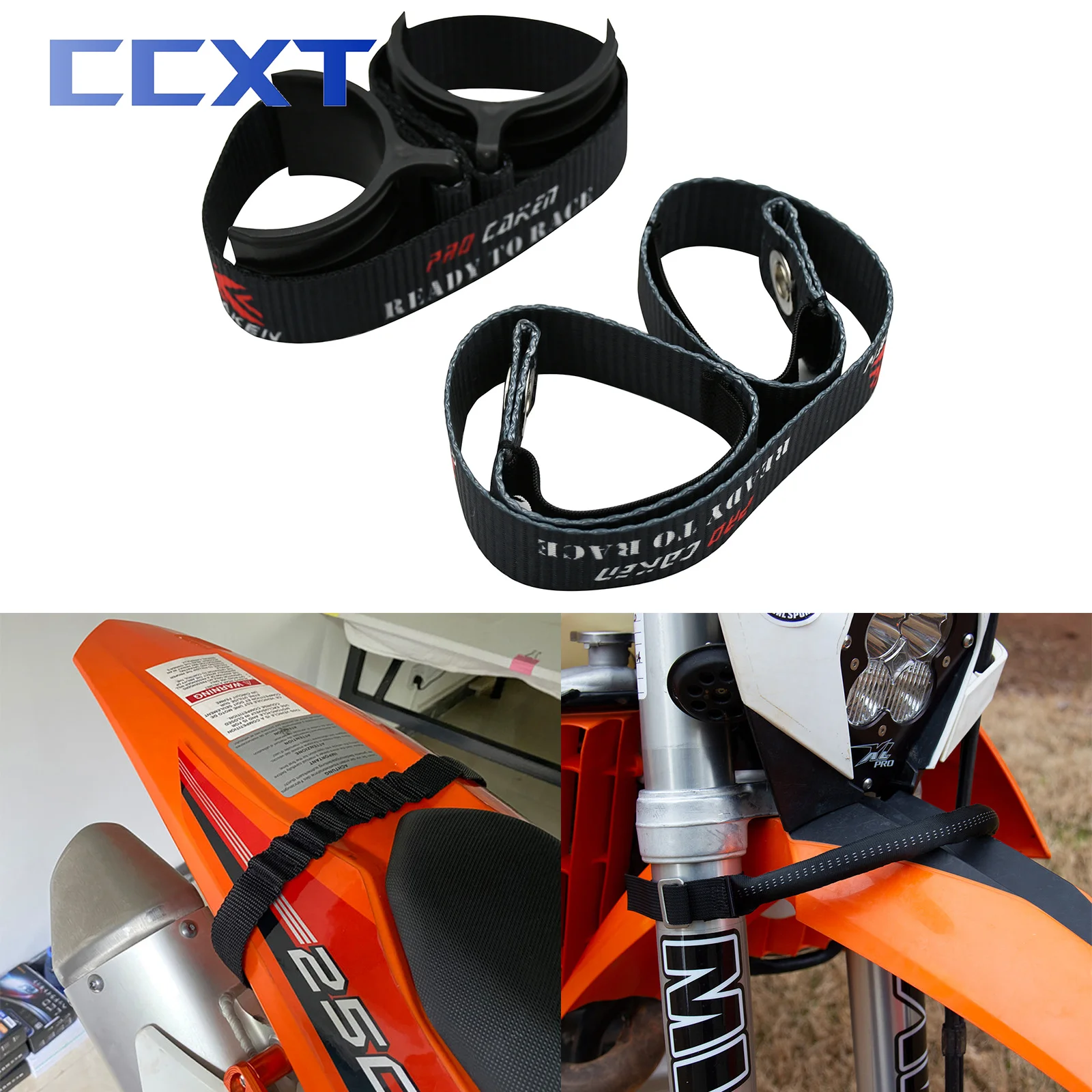 Motorcycle-Front-Rear-Rescue-Strap-Pull-Sling-Belt-Leashes-For-Honda ...