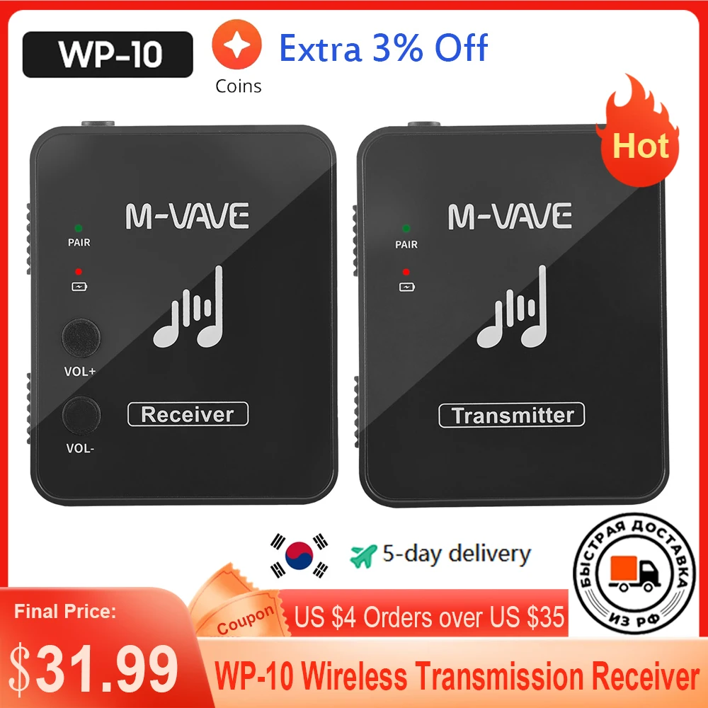 M-VAVE-WP-10-2-4GHz-Wireless-Earphone-Monitor-Transmission-System ...