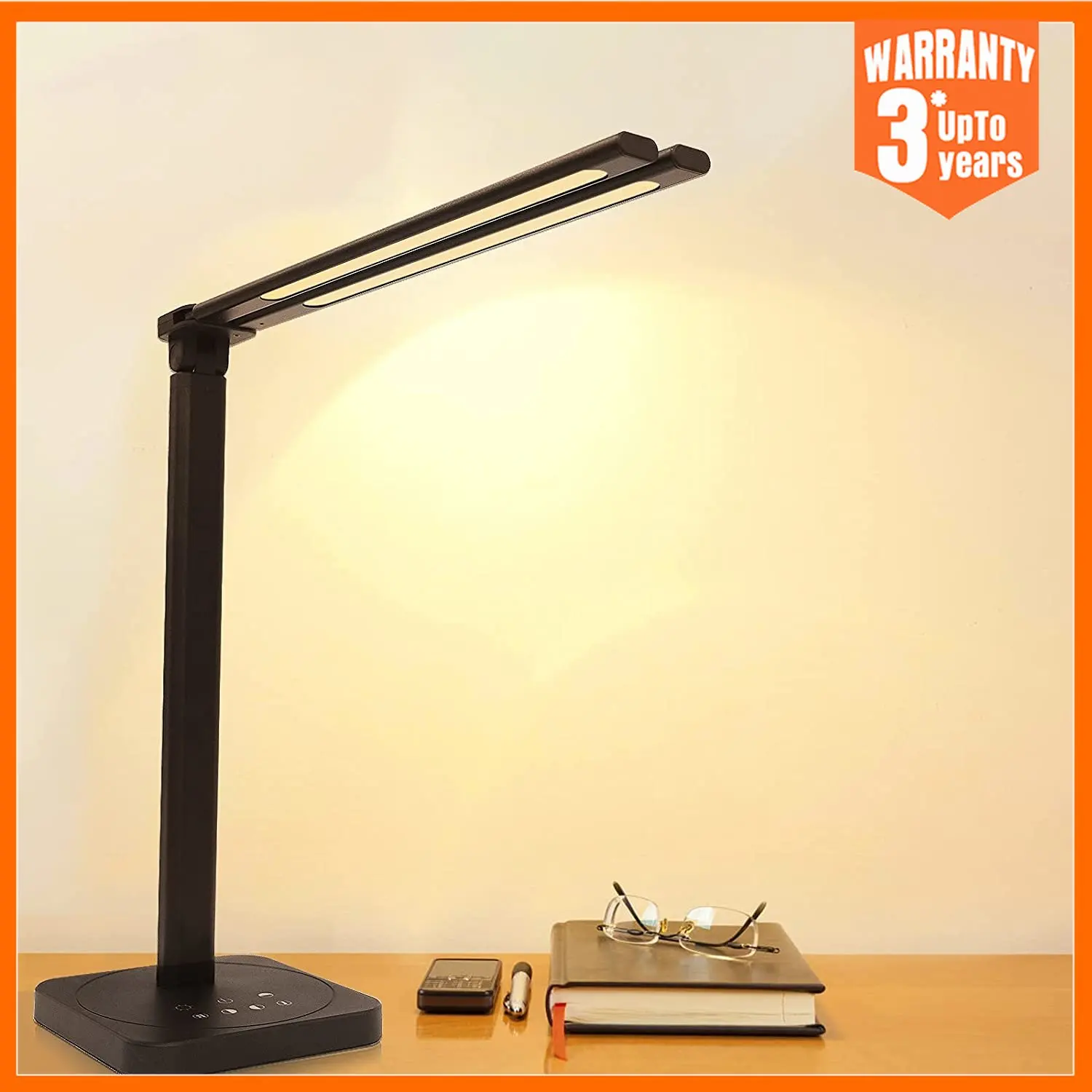 New-Adjustable-Double-Head-LED-Desk-Lamp-Double-Swing-arm-Table-Lamp ...