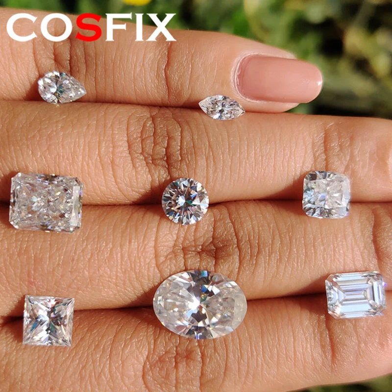 Various-Shape-Top-Belgium-Cut-Moissanite-Stone-D-Color-0-1ct-10ct ...