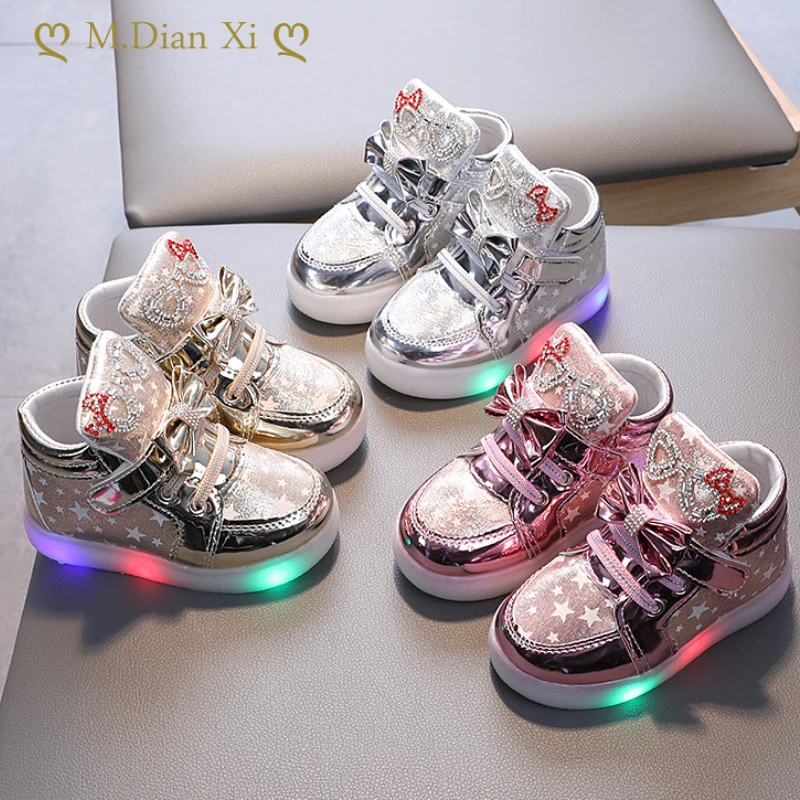 Spring-Autumn-Children-s-Sneakers-with-Light-Kids-Girls-Toddler-Casual ...