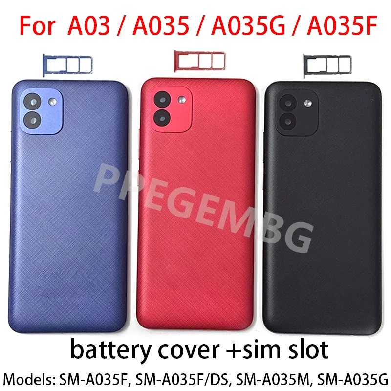A03-A035-Back-Cover-For-Samsung-Galaxy-A035G-A035F-Battery-Cover-Rear ...