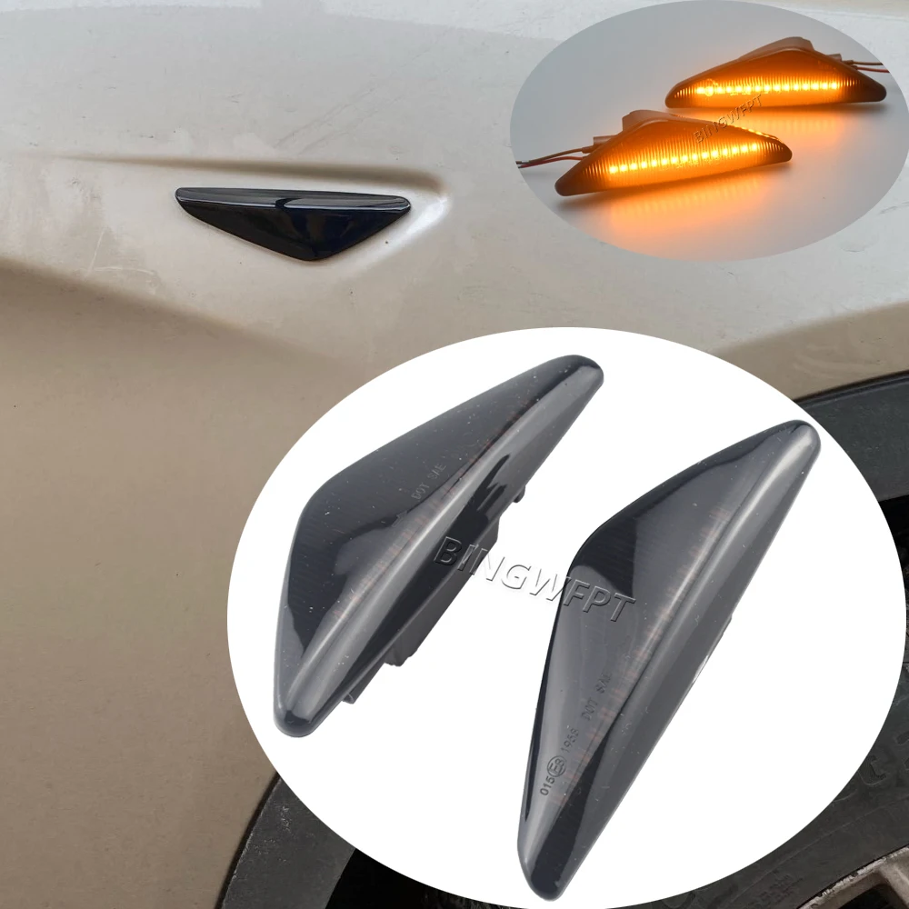High-quality-LED-Dynamic-Side-Marker-Turn-Signal-Blinker-Flowing-Water ...