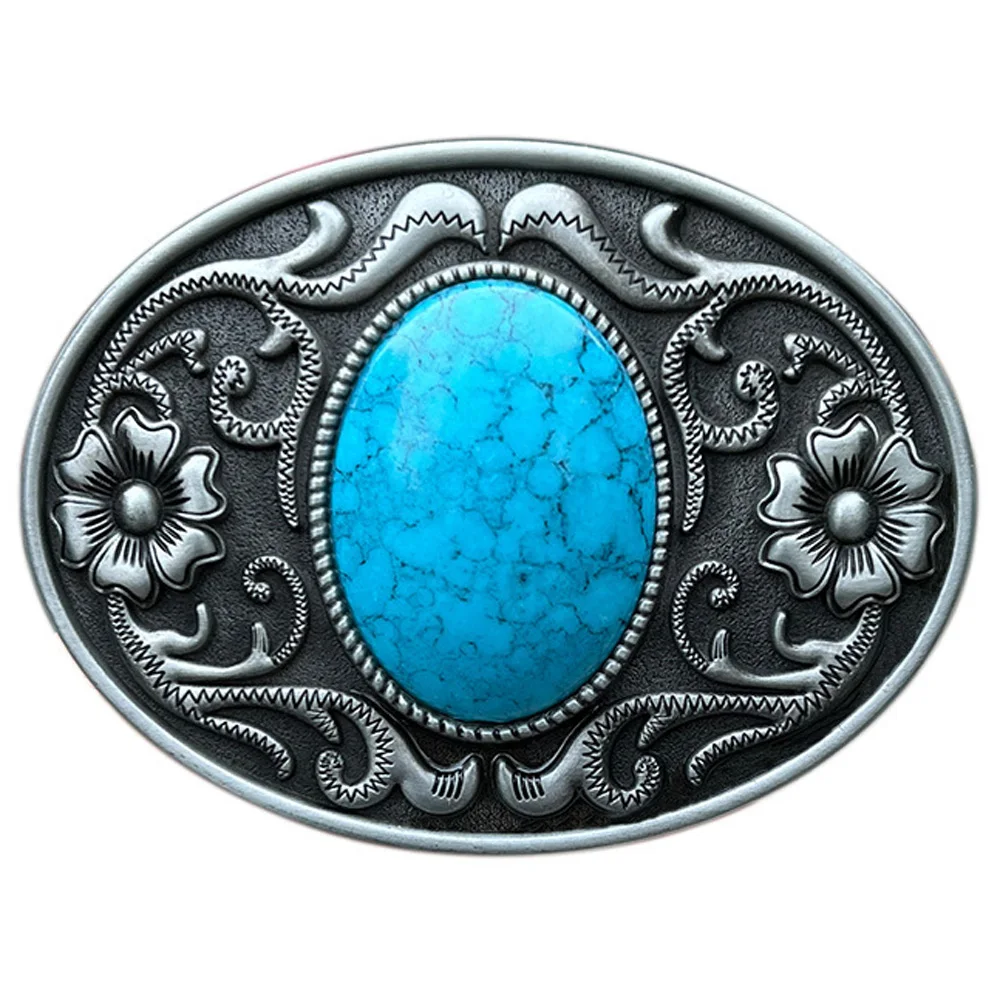 Cheapify-Dropshipping-Oval-Turquoise-Stone-Men-Belt-Buckle-Western ...