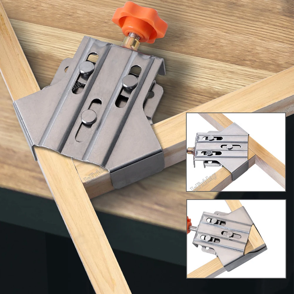 90-Degree-Stainless-Steel-Corner-Clamps-For-DIY-Woodworking-Positioning ...