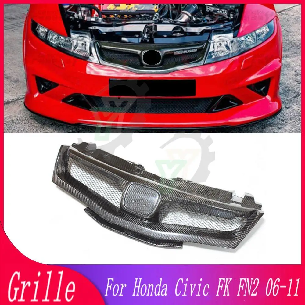 FOR CIVIC FN2 TYPE R MUGEN-STYLE CARBON FIBER GLASS FRONT, 42% OFF