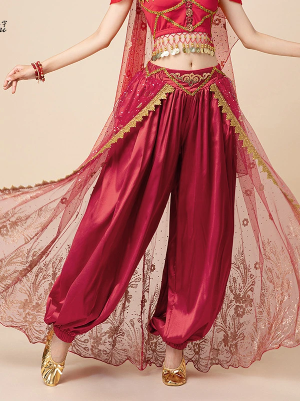 Oriental Suit Pants Belly Dance Dancing | Modal Pants Dance Costume ...