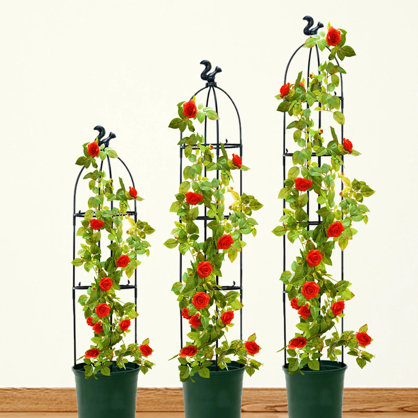 Obelisk-Climbing-Plant-Support-Rose-Tower-Vine-Supports-For-Climbing ...