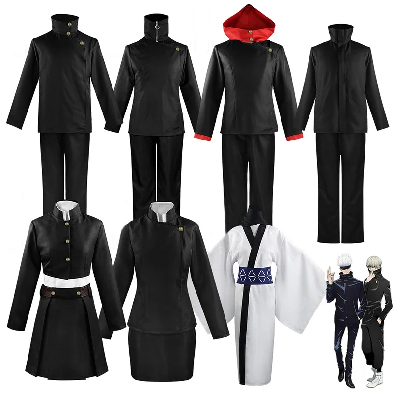Jujutsu-Kaimmer-Anime-Cosplay-Costume-Gojo-Satoru-haut-et-pantalon ...