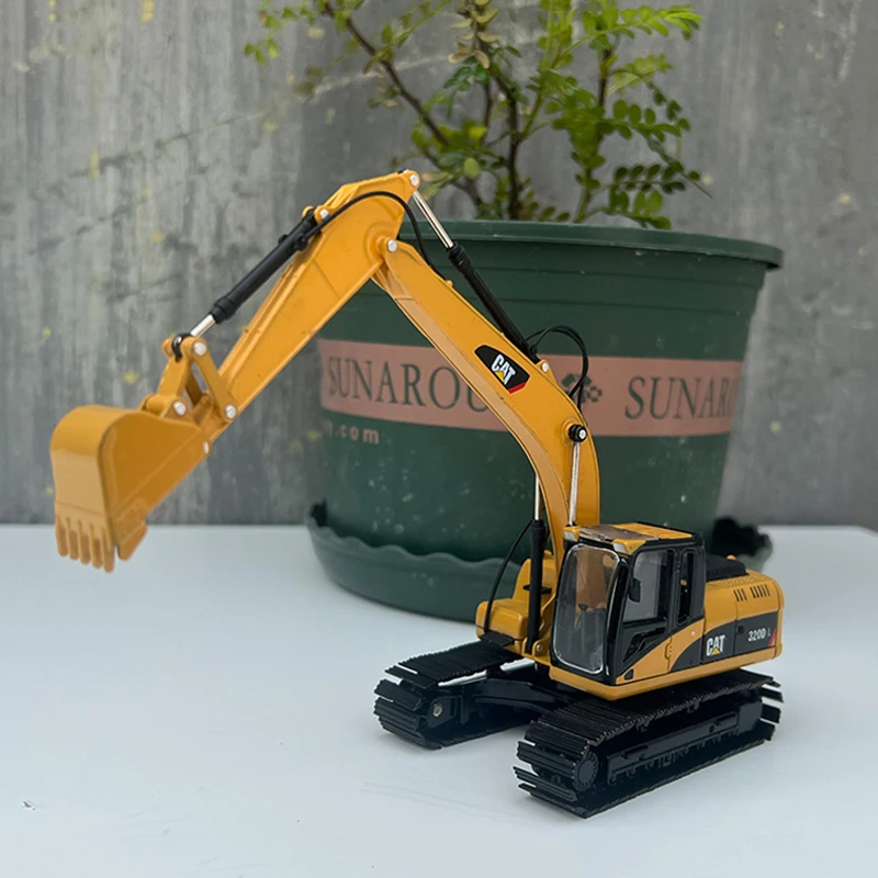 Diecast 1/50 CAT 320D L Excavator Engineering Vehicle Alloy Car Model ...
