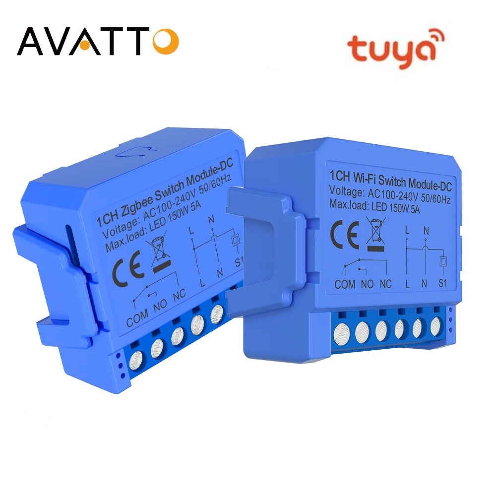 AVATTO-M-dulo-de-Rel-WiFi-Aplicativo-Tuya-Smart-Life-Contato-Seco ...