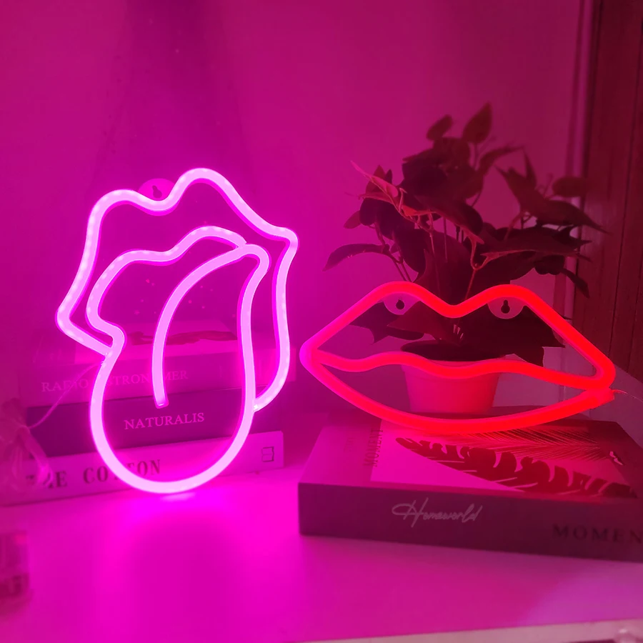 Mouth-Lip-Neon-Light-Sign-LED-Sexy-Lips-Modeling-Lamp-Decoration-Table ...