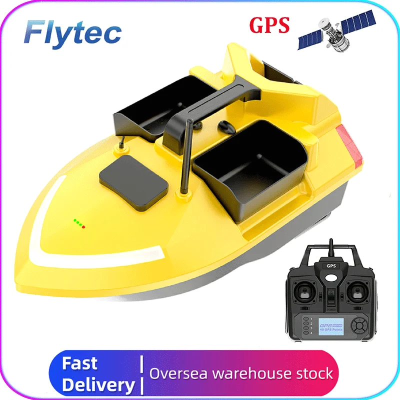 Flytec-Official-Store-V020-GPS-Self-Illuminating-500M-RC-Bait-Boat-Auto ...