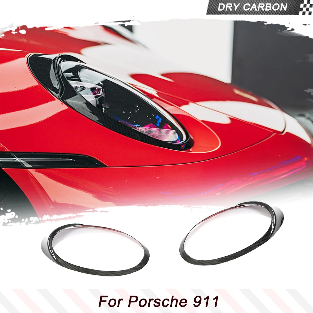 Carbon-Fiber-Headlight-Covers-for-Porsche-911-992-Carrera-Turbo-S-GT3 ...