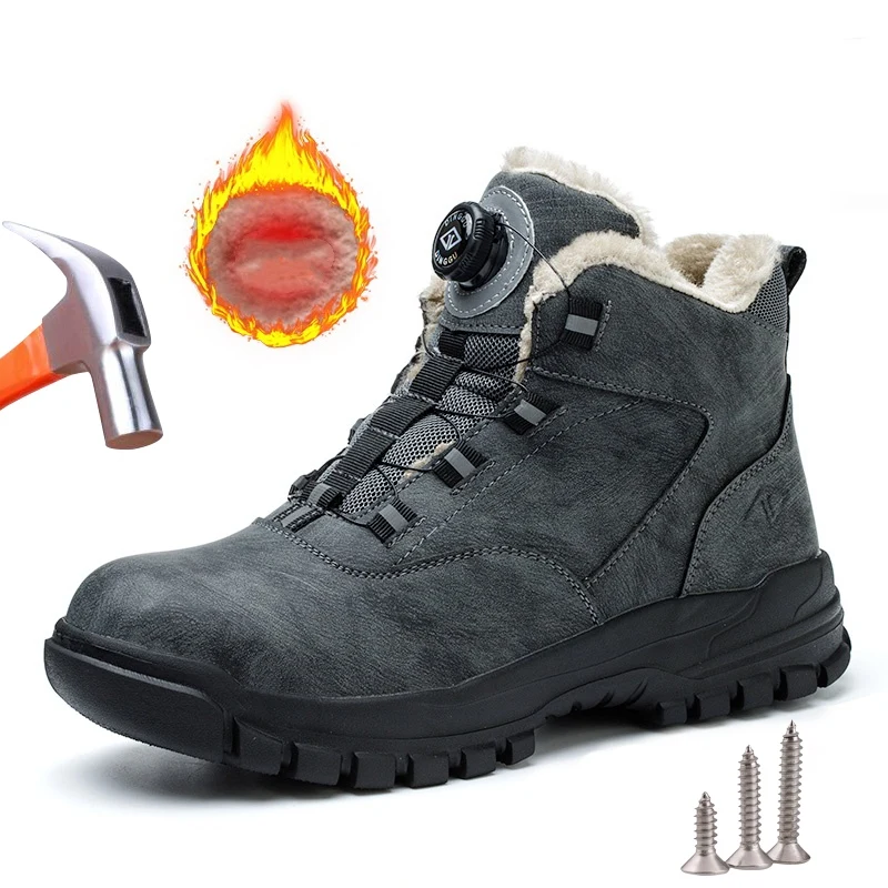 Men-Safety-Boots-Women-Autumn-Winter-Rotating-Buttons-Steel-Toe-Work ...