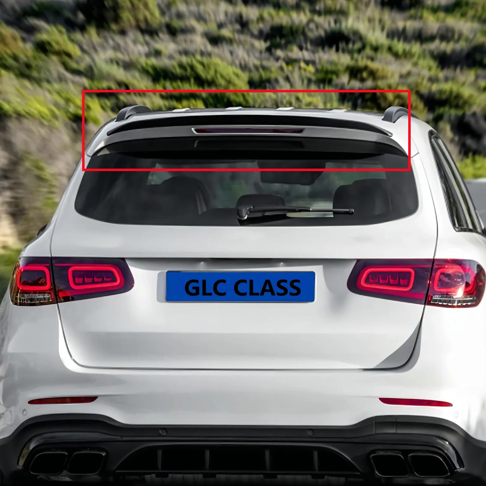 Car Rear Roof Spoiler Wings For Mercedes Glc Class X253 W253 Glc200 ...