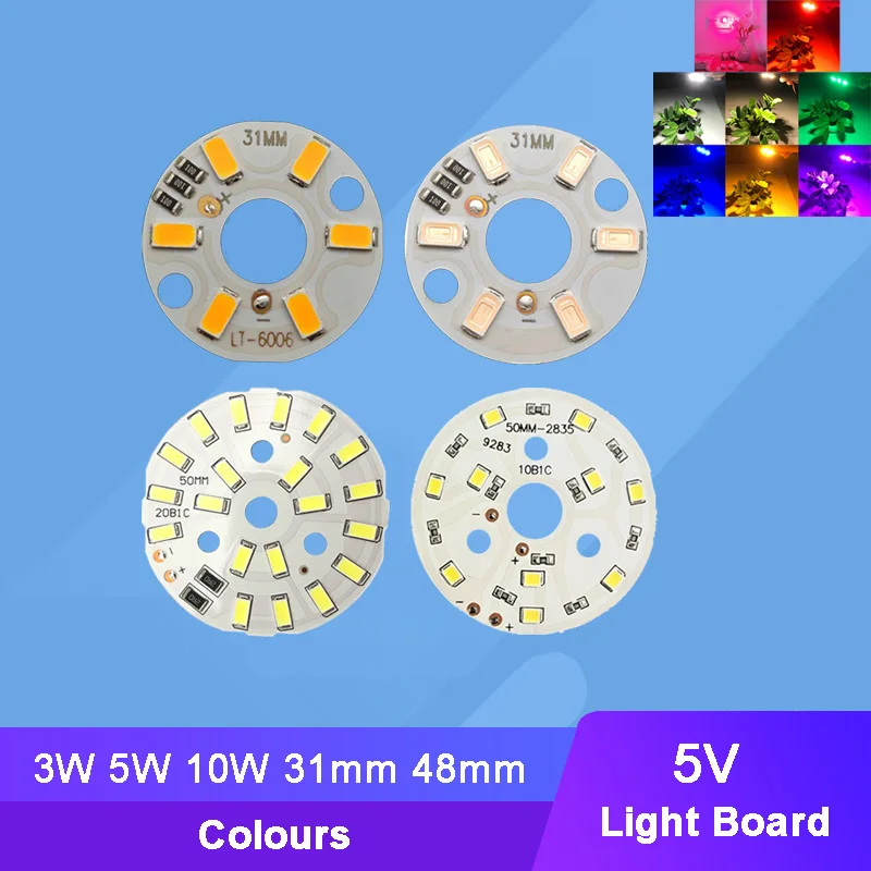 5V-Low-Voltage-LED-White-Warm-4000K-Red-Blue-Green-Pink-Purple-Lamp ...