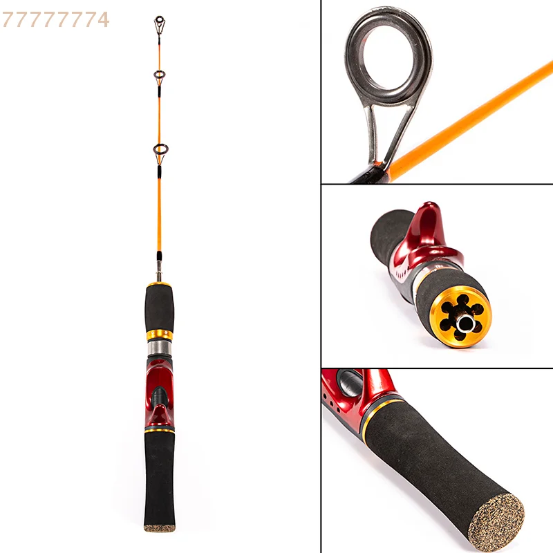 Ice Fishing Rod Winter Ice Fishing Rod Set Double Tips Spinning Pole ...