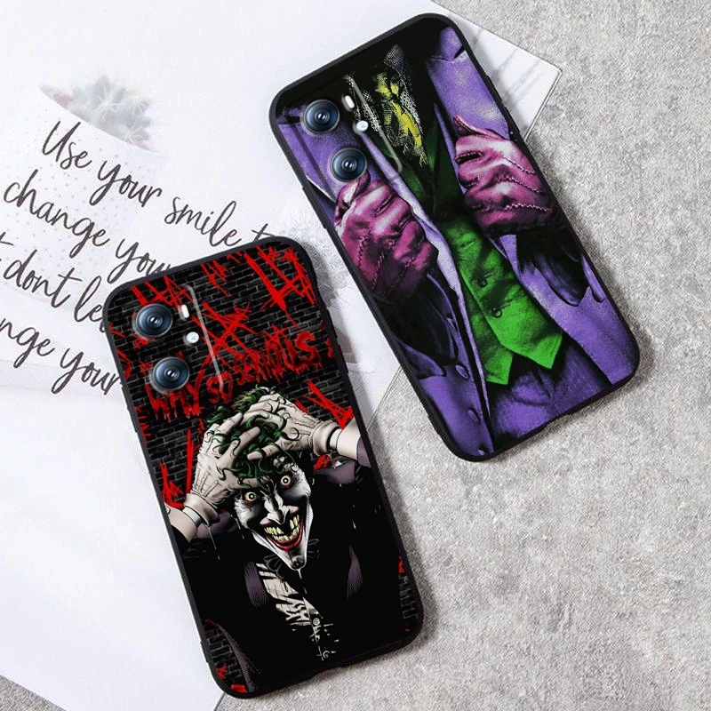 Villain The J-Joker Personality Black Back Phone Case for OPPO A54S 4G ...