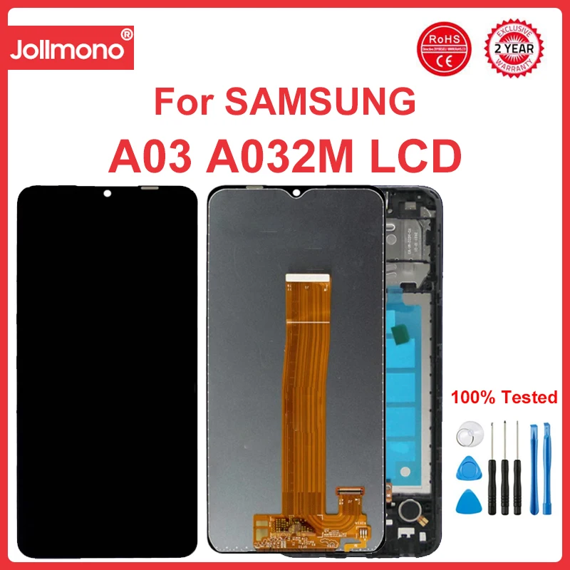 A03-Core-Screen-with-Frame-for-Samsung-Galaxy-A03-Core-A032-A032F-Lcd ...