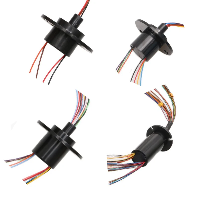1PC 2/4/6/8/12/18/24/36 Channels Wires Capsule Slip Ring 1-2A Slipring ...