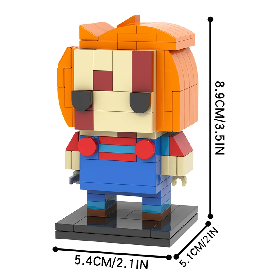 Lego Chucky Minifigure