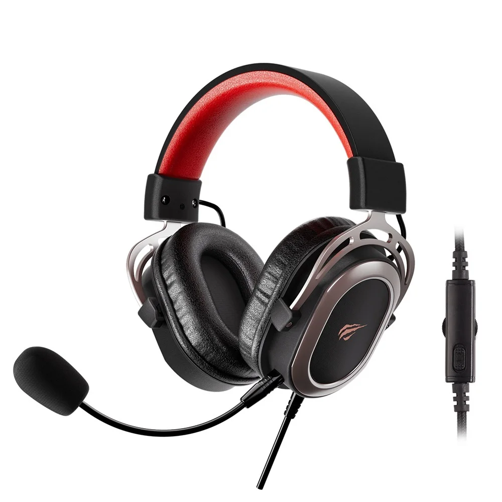 H2008D-Wired-Gaming-Headset-com-3-5mm-Plug-Drivers-de-50mm-Surround ...