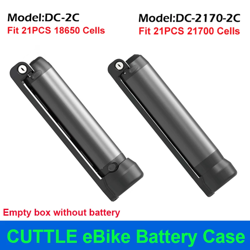 CUTTLE DC-2C Batteriegehäuse DC-2170-2C Leere Box im Wasserflaschenstil ...