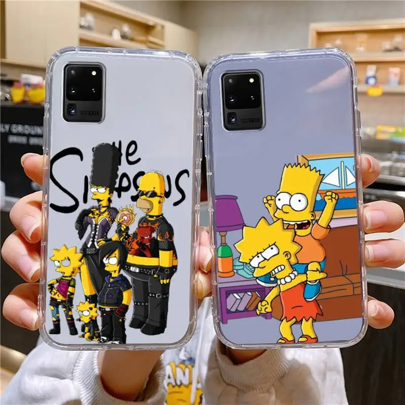 Funny Cartoon Homer Simpson Family Phone Case For Samsung Galaxy S10 ...