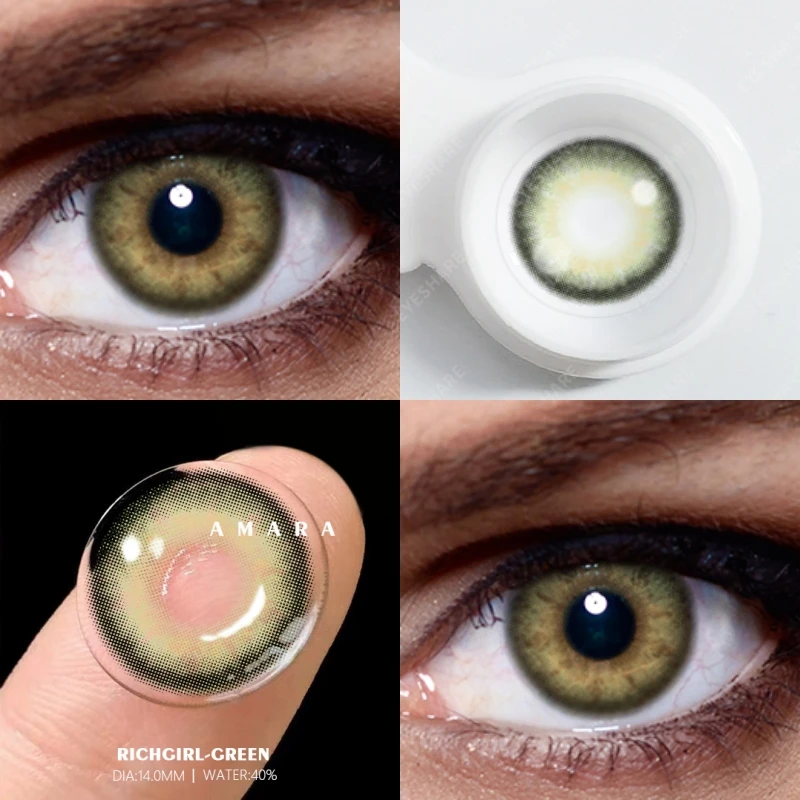 Green Contacts On Brown Eyes Men