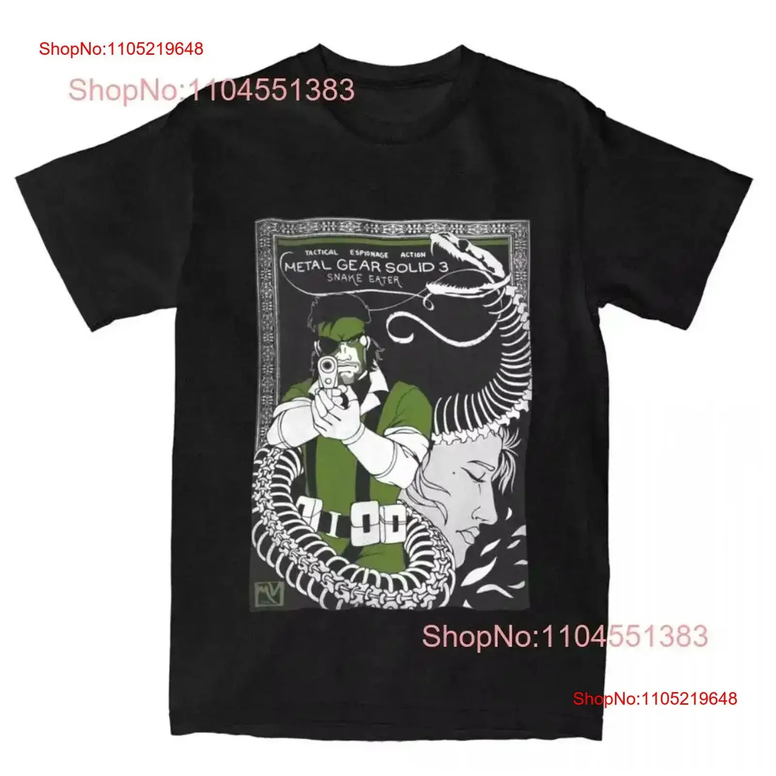 MGS3 Metal Gear Solid Snake Eater T Shirt Size S 5XL vintage Washed ...