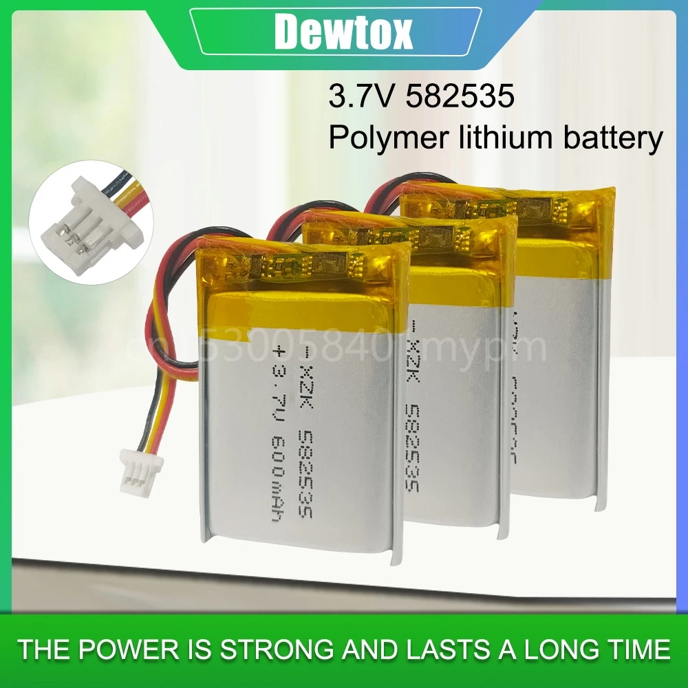 3-7V-582535-602535-600mAh-Rechargeable-Lithium-Polymer-Battery-for ...