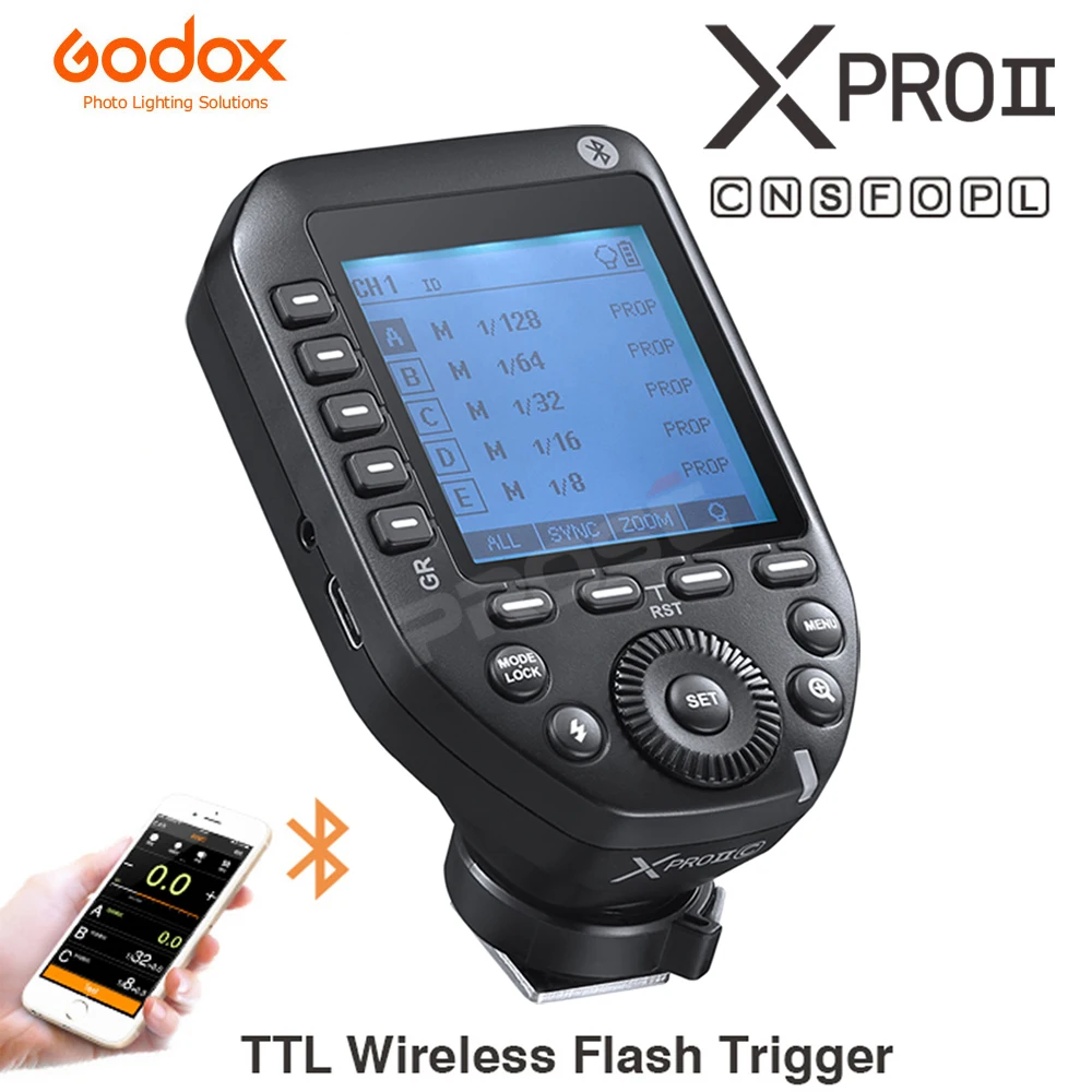 Godox-Xpro-II-TTL-Wireless-Flash-Trigger-1-8000s-HSS-TTL-Convert-Manual ...