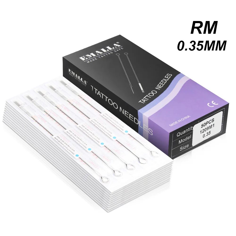 EMALLA-50PCS-Professional-Tattoo-Needles-5RM-7RM-9RM-11RM-13RM-15RM ...