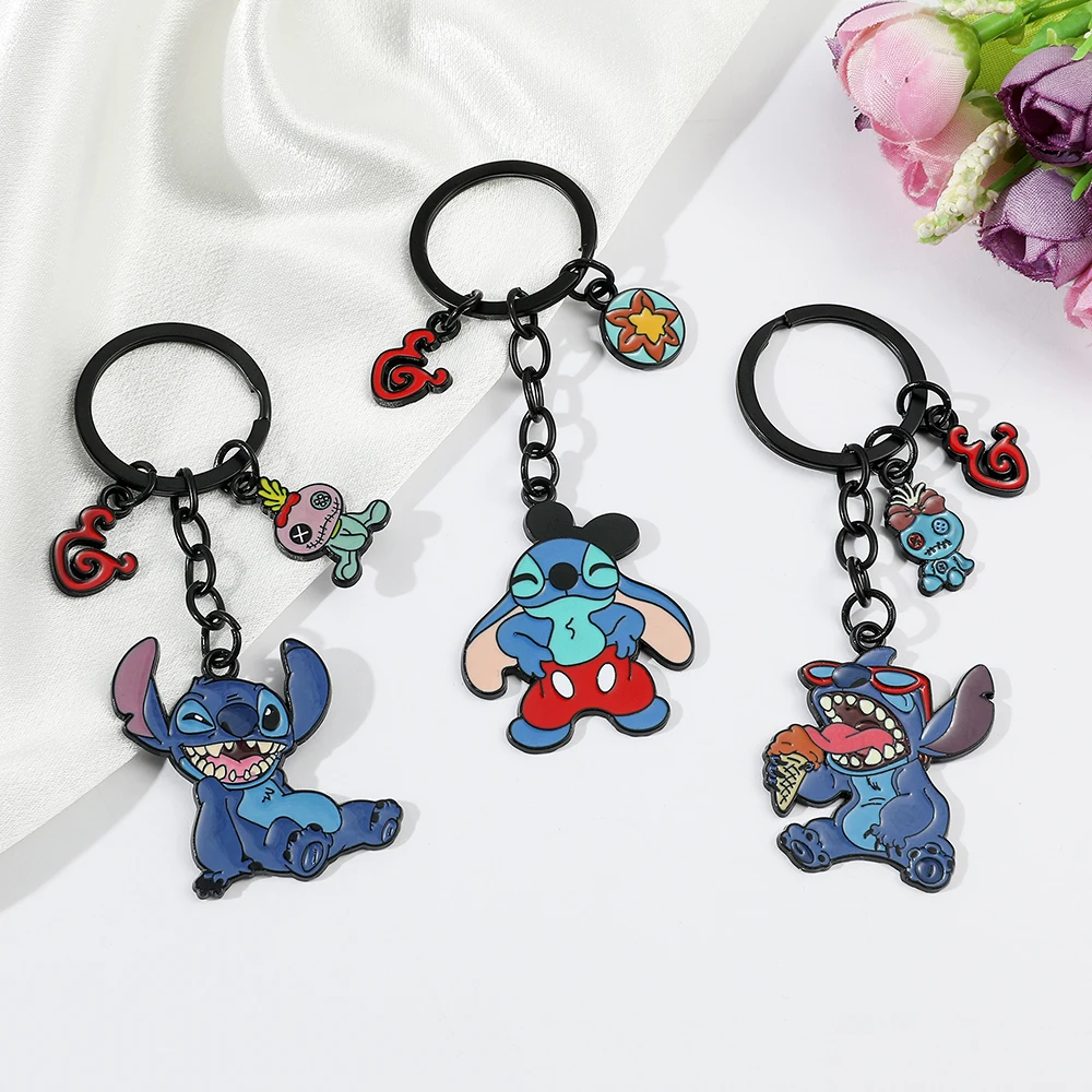 Disney-Lilo-Stitch-Keychian-Anime-Metal-Stitch-Pendant-Keychain-Women ...