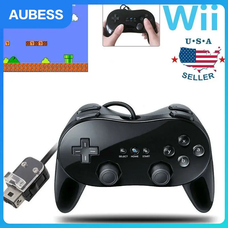 Comfortable Wii Remote Directly Plugs Wii Controller Classic Game High ...