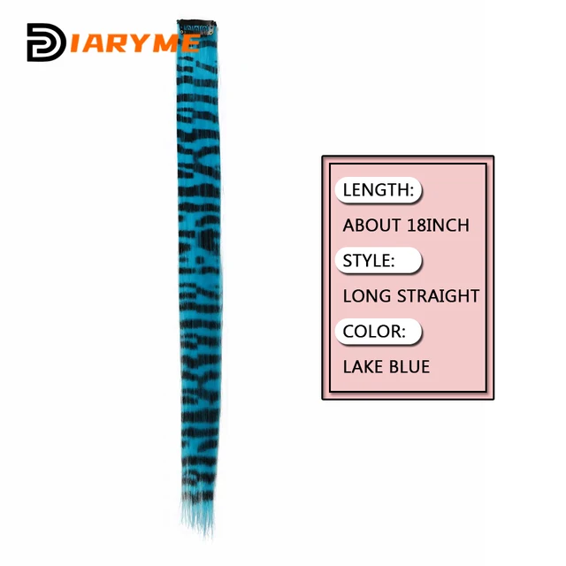 Synthetic colored designed hair extensions (Brand - Diaryme) - Hair.lk