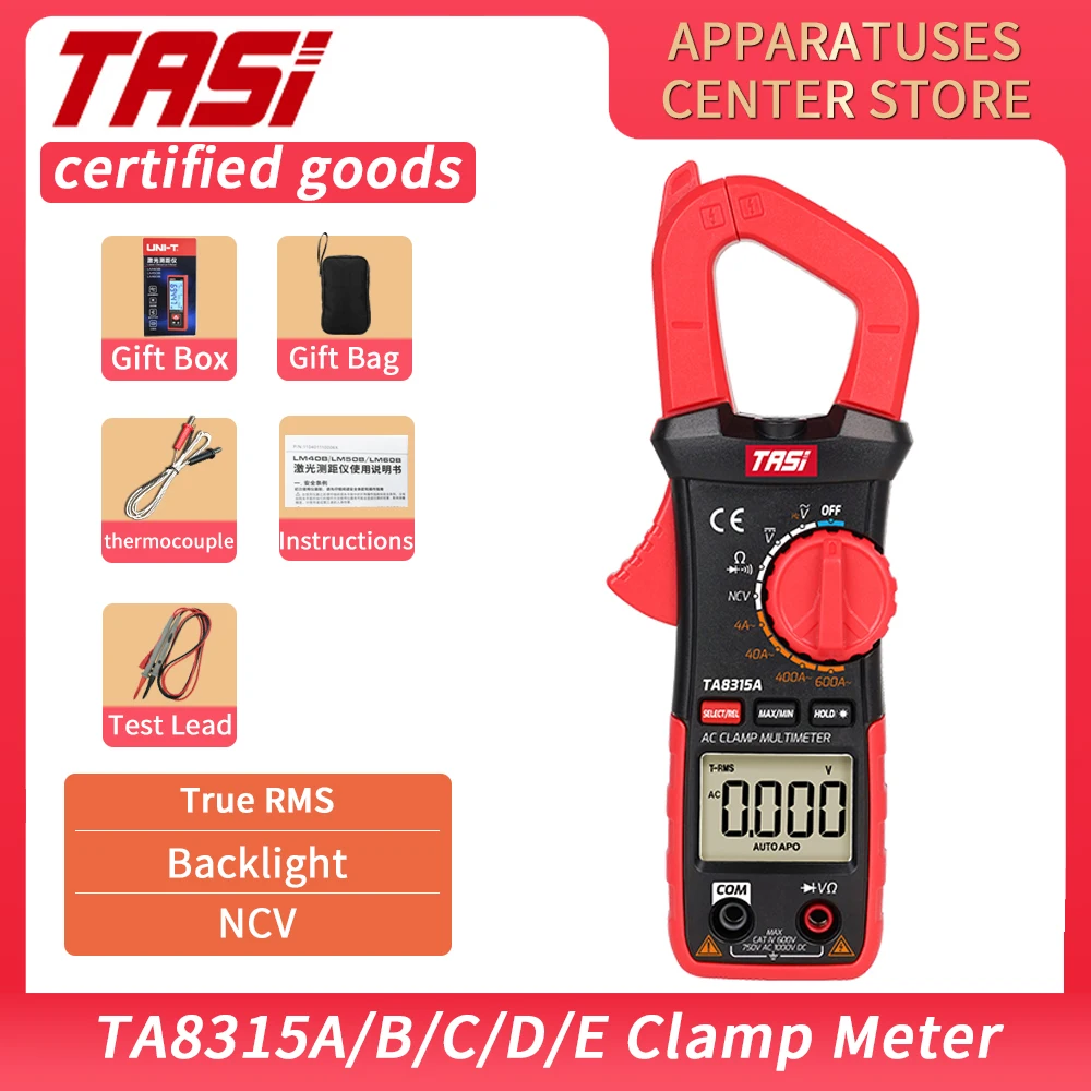 TASI-TA8315A-TA8315D-Digital-Clamp-Meter-Ammeter-AC-DC-Current-Temperature-High-Precision ...