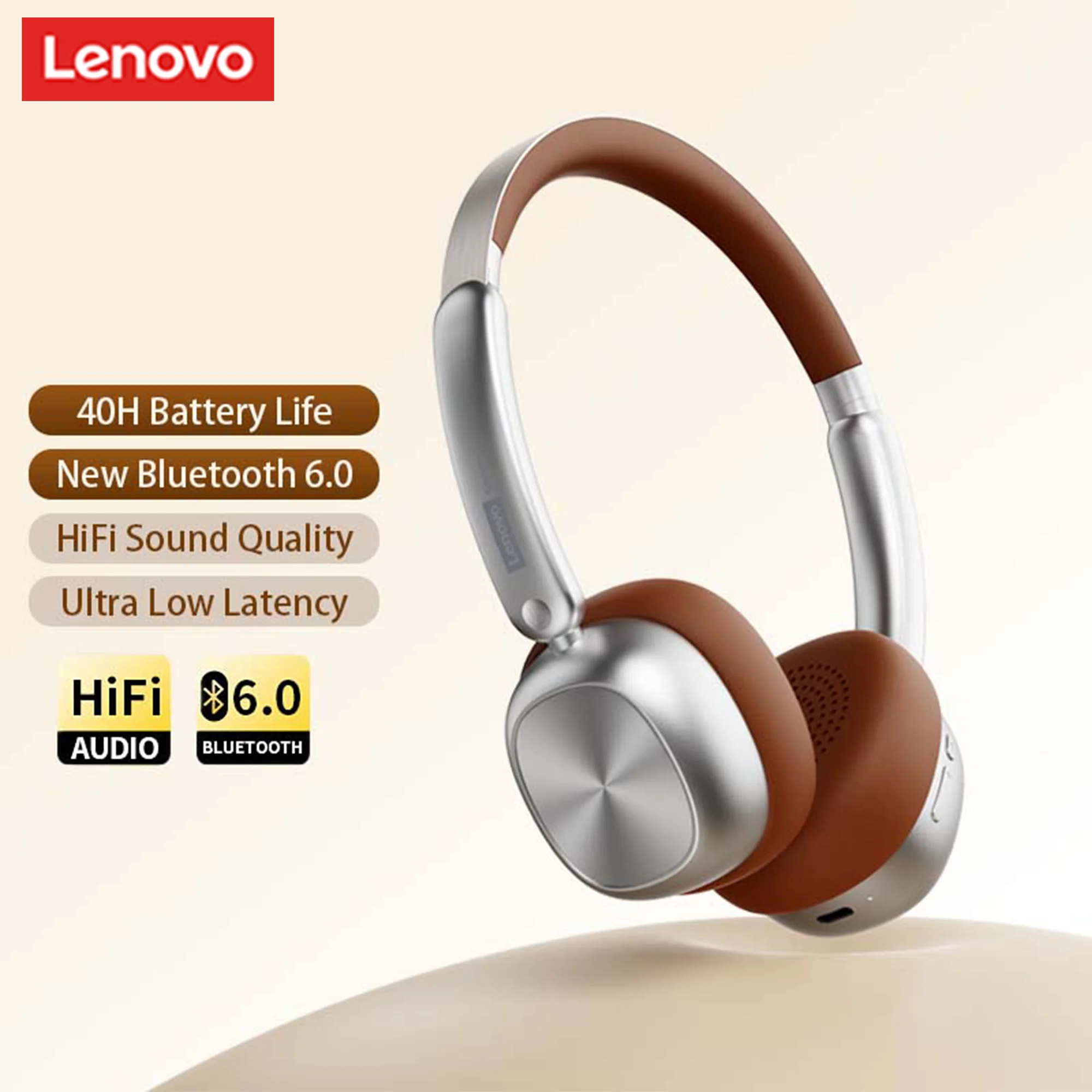Lenovo le600 bluetooth 6.0 fone de ouvido hd chamada sem fio baixa ...
