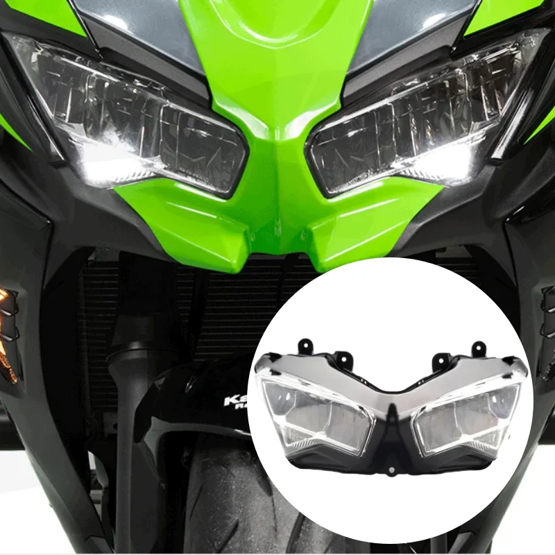 Faro-LED-para-motocicleta-accesorios-para-Kawasaki-Ninja-400-250 ...