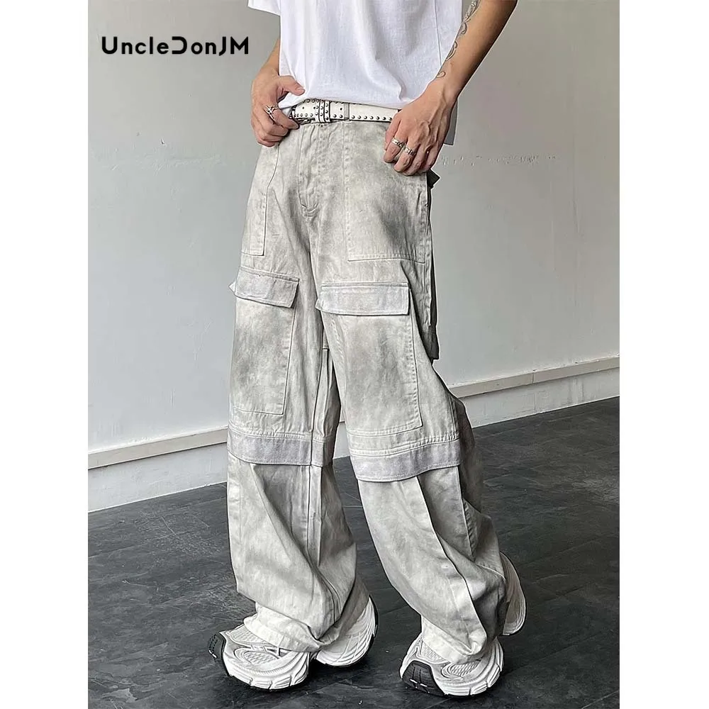 Heavy-Industry-Waste-Soil-Dirty-Cargo-Pants-Distressed-Y2k-Pants-Street ...