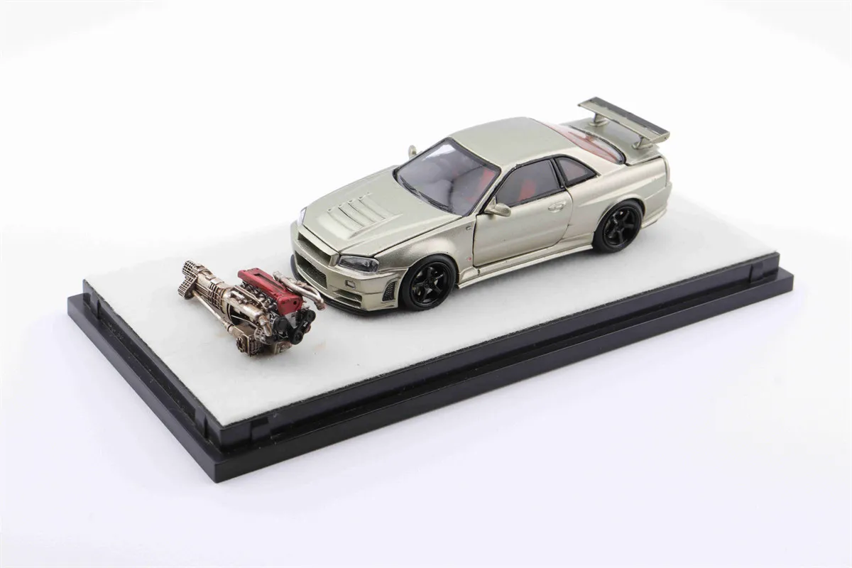 PGM-1-64-R34-Z-Tune-Emerald-Green-Color-Diecast-Fully-Opened-Stocks-In ...