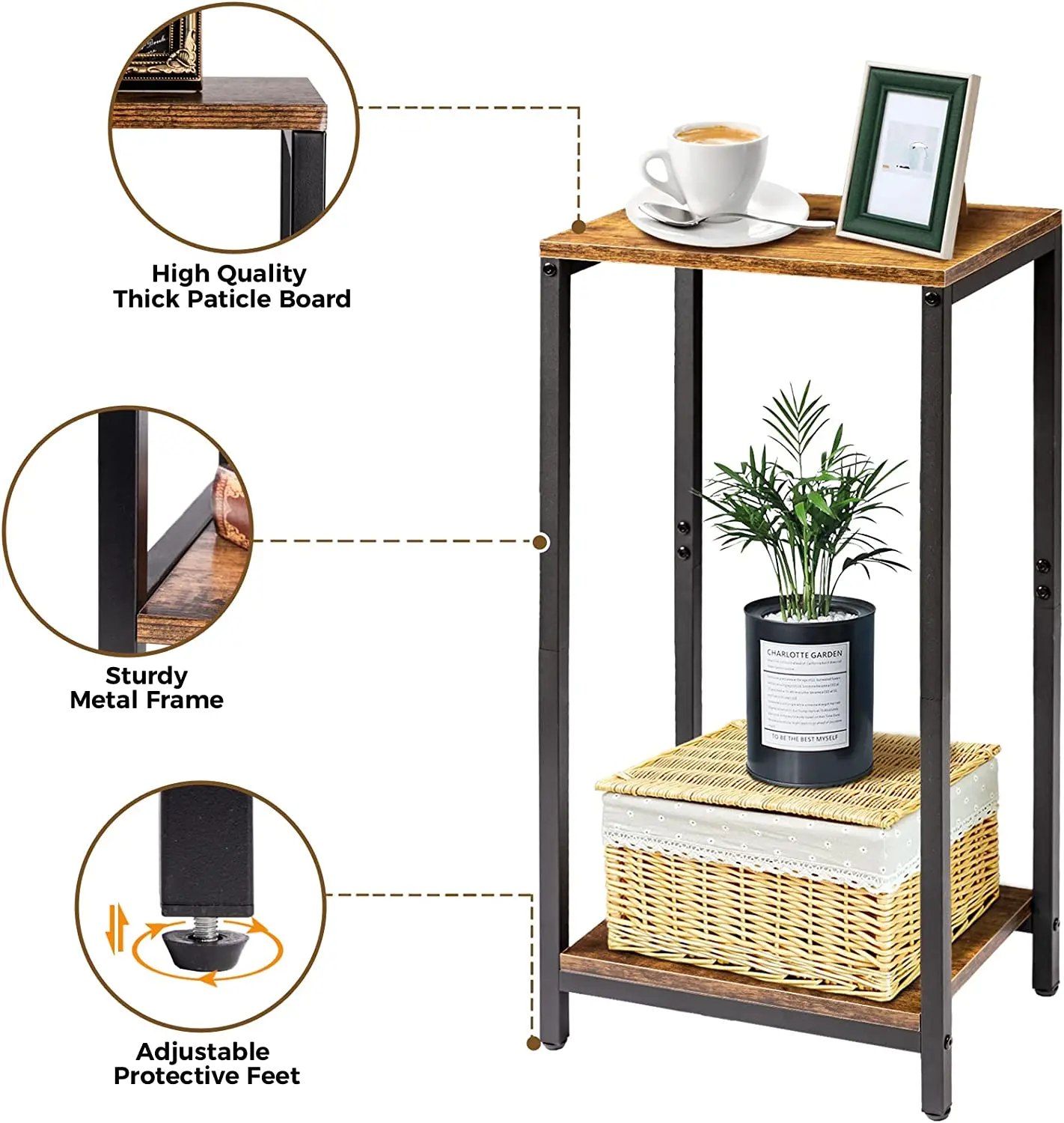 Ft Tall Side Table