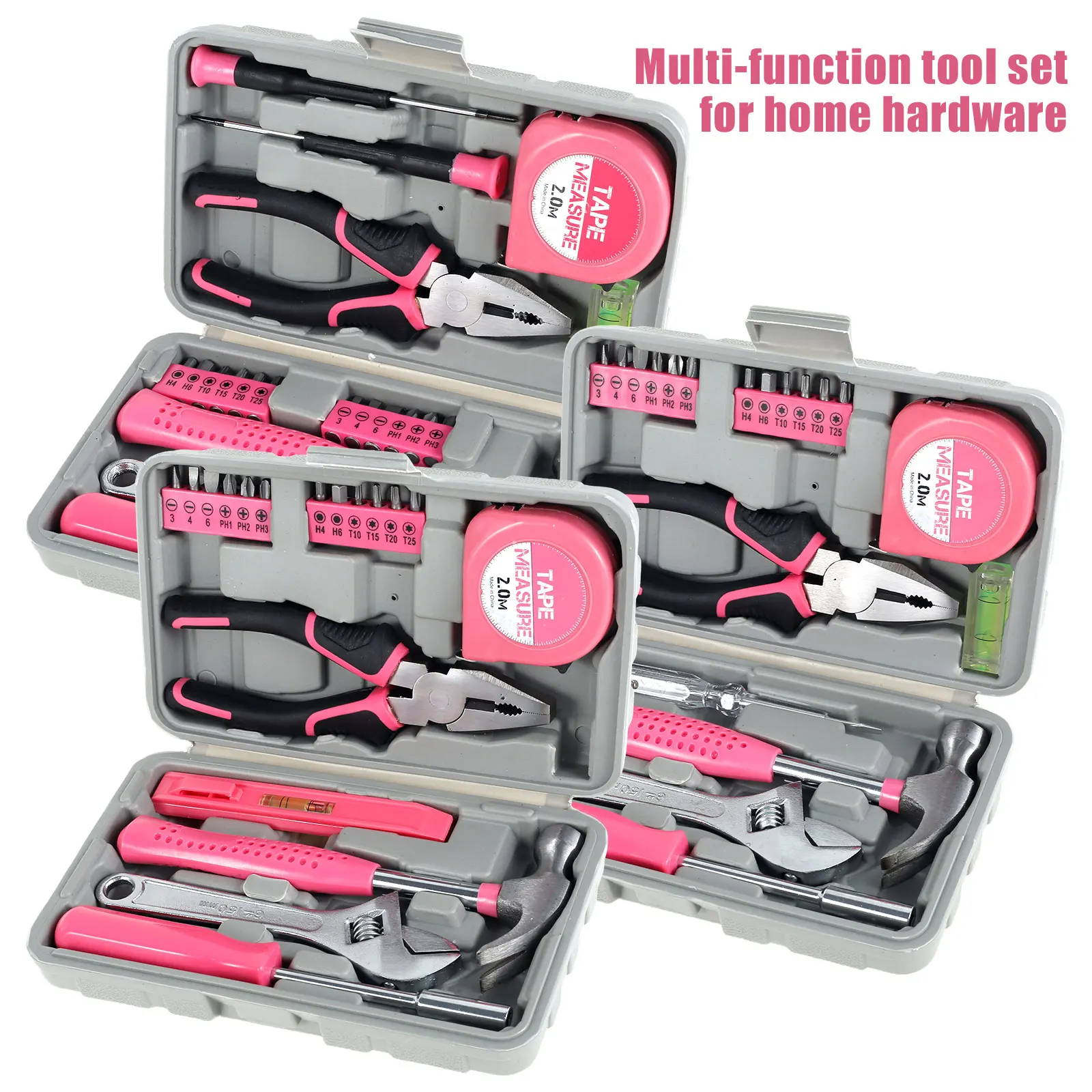 18Pcs-Household-Tool-Set-Portable-Household-Basic-Hand-Tool-Set-Multi ...